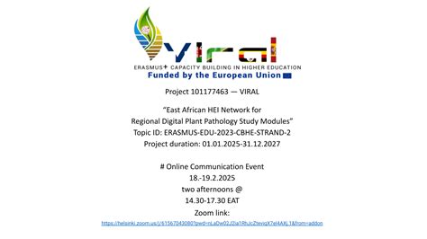 Viral Erasmus Project Opening Event Viral Erasmus