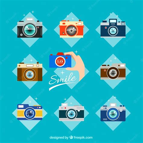 Free Vector Analog Cameras Collection