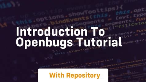 Introduction To Openbugs Tutorial Youtube