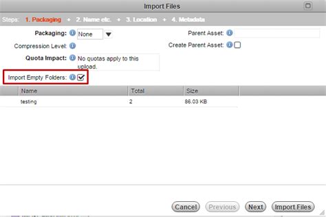 how do i upload download empty folders unsw data archive