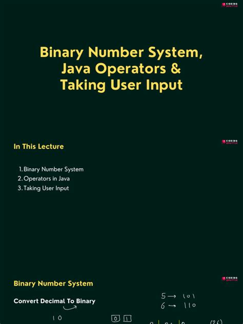 Binary Number System Operators Pdf