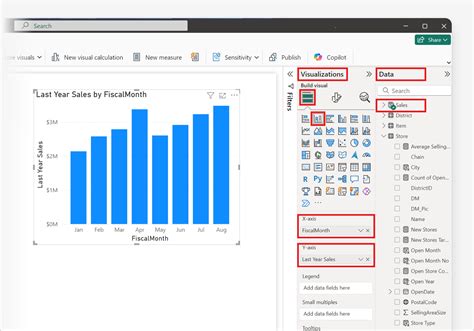 Opprette Et Stolpediagram I Power Bi Power Bi Microsoft Learn