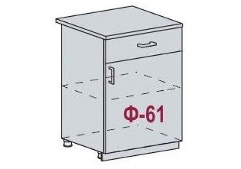 Купить Эстетик шкаф нижний с 1 ящиком ШН1Я 600М в Краснодаре