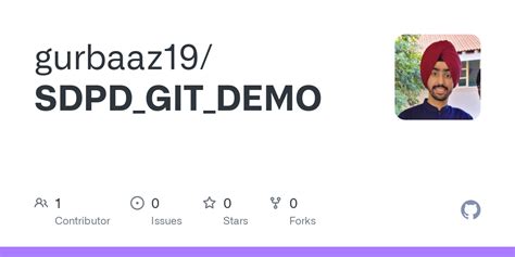 Github Gurbaaz19sdpdgitdemo