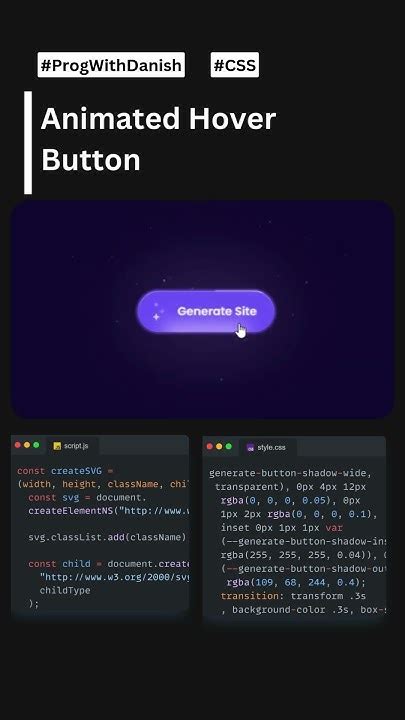Animated Hover Button Coding Learnhtml5andcss3 Youtube