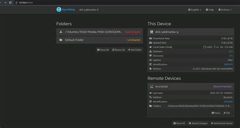 Device Connection Problem Support Syncthing Community Forum