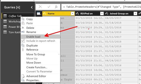 Enable Load Include In Refresh Powerbi İstanbul