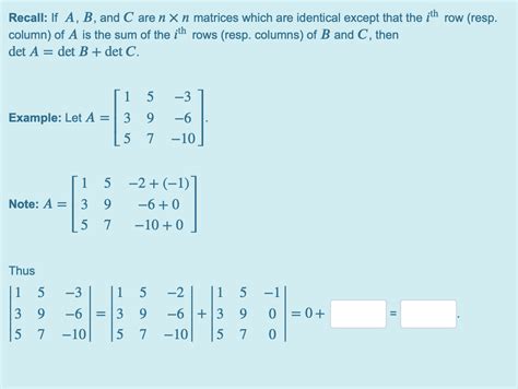 solved question 3 recall if an nxn matrix a contains a row
