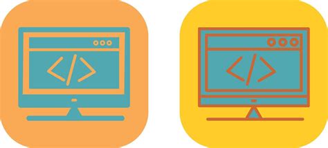 Html Coding Icon Vector Art At Vecteezy