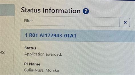Monika Gulia Nuss On Twitter Notice Of Award Thank You Nih And The