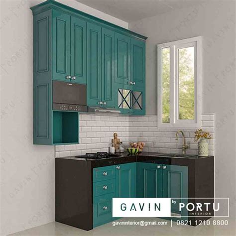 Kitchen Set Model Klasik Hijau Tosca Cipedak Jagakarsa Kitchen Set
