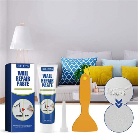 Wall Repair Cream White Wall Crack Spackle For Covering Molds Stains