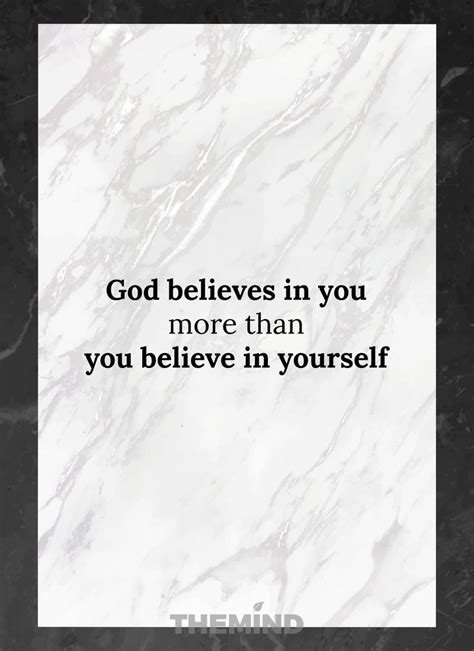 God Believes In You