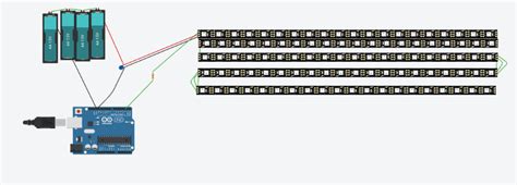 Why Can T My Four Batteries V Can T Power This Circuit While Usb V From Arduino Can