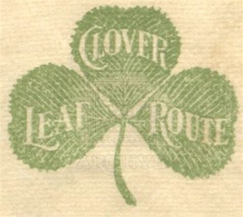 1900 Clover Leaf Route Insignal The Nickel Plate Archive