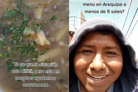 पेरू के वायरल वीडियो में अरेक्विपा टिकटोक वीडियो 2022 में S 3 50 पर एक मेनू खाने के लिए Huarique