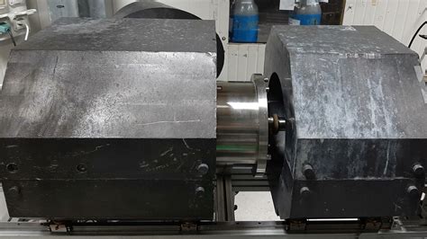 Left Bgo Detector In Lead Shielding Partially Retracted Shielding