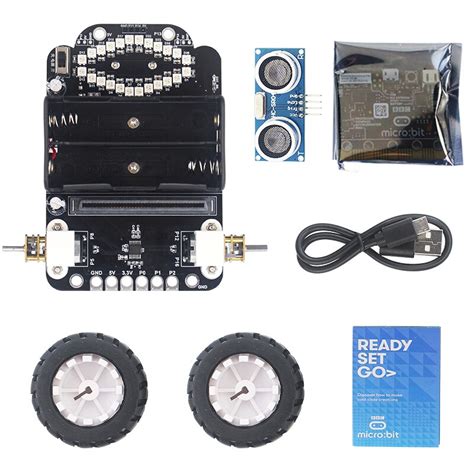 micro bit robot car kit obstacle avoidance graphic vicedeal