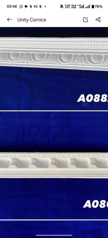 White Grc Cornice Mouldings Type Of Cornices Classical At ₹ 170piece