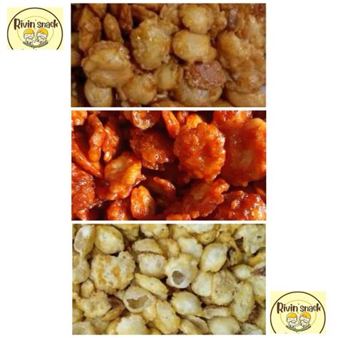 Jual 500gr Emping Pedas Emping Manis Emping Asin Emping Balado