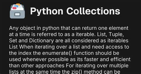 Python Collections
