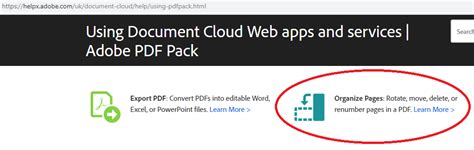 Solved Can T Access Organize Pages Feature Subscribed Fo Adobe Product Community