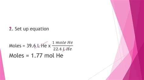 Aim How To Convert From Moles To Volume