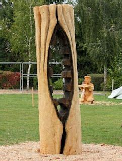 Tree Log Art Garden Design Dream Yard Tree Logs