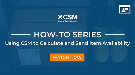 Creating Csm Listings From The Item Card Video Csm App