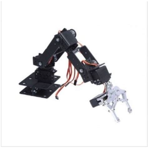 Black Robotic Arm6 Dof WITH SERVO MOTORS At 6500 In Hyderabad ID 2851745897862
