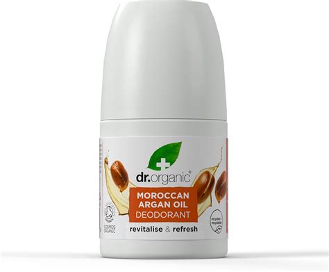Dr Organic Roll On Deodorant Maroccan Argan Oil 50ml Au