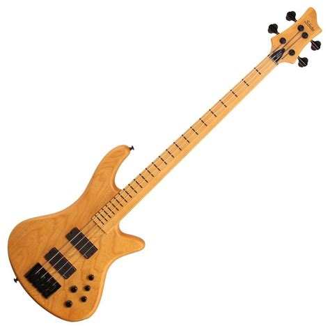Disc Schecter Stiletto Session 4 Fl Bass Guitar Aged Natural Satin At