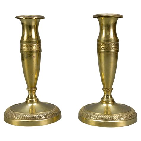 Antique French Candlestick In Bronze Ca 1890 For Sale At 1stdibs