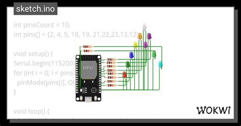 Practice Lang Wokwi ESP32 STM32 Arduino Simulator