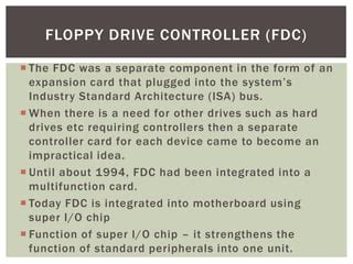 Floppy Disk Interface PPT