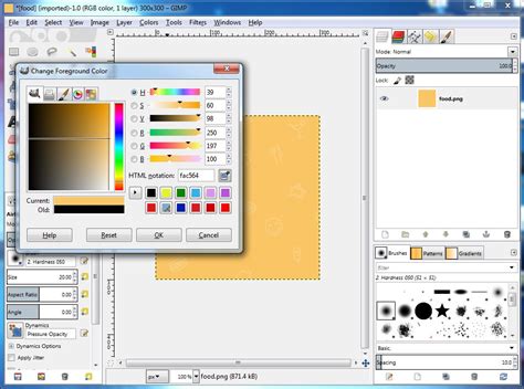 Switching Background Color Of An Image With Gimp