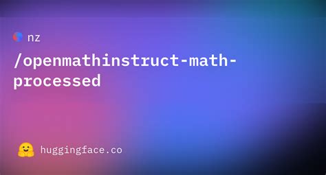 nz openmathinstruct math processed at main