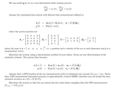 Dynamical Systems Discretization Of Continuous Model With White Noise