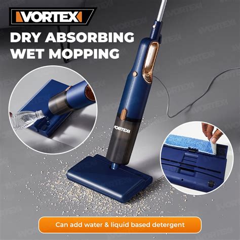 Vortex 𝟐𝐢𝐧𝟏 Electric Vacuum Cleaner Mop Corded Strong Suction Floor
