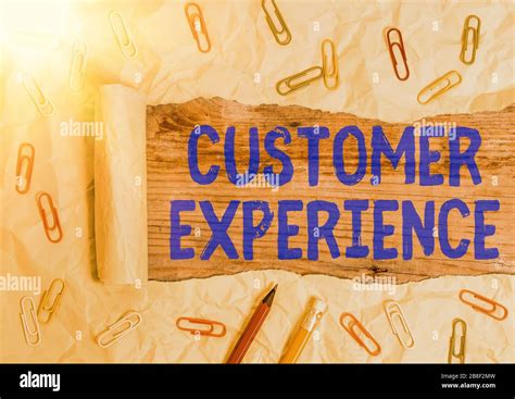 Conceptual Hand Writing Showing Customer Experience Concept Meaning Product Of Interaction