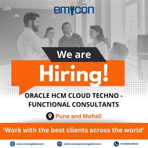Emicon Advisory Services Llp On Linkedin Emicon Hiring Oracle Oraclecloud