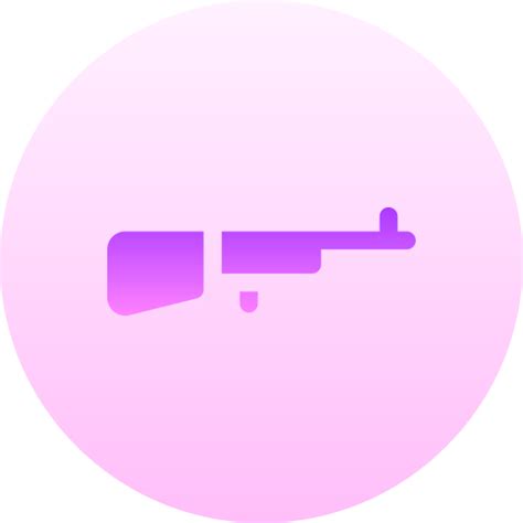 Shotgun Basic Gradient Circular Icon
