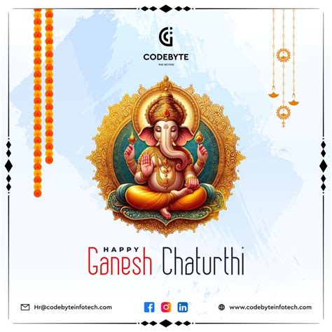 codebyte infotech on linkedin ganeshchaturthi ganpatibappamorya blessingsofganesha ganeshutsav…