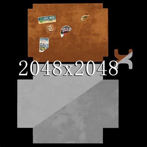 오래된 여행 가방 3d 모델 39 Max Free3d