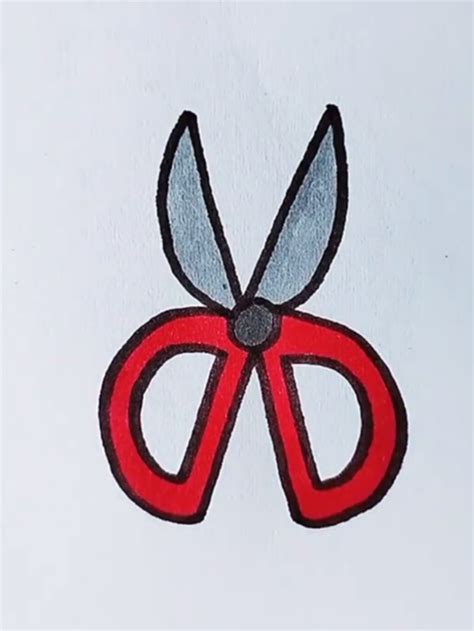 剪刀简笔画特别简单又好看简单（高清18张） 简笔画图片大全