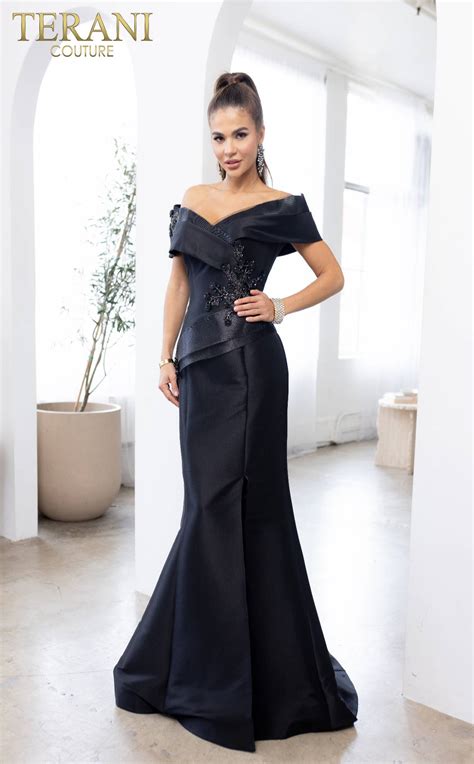 Emerald Terani Couture 232m1530 Long Formal Prom Mermaid Dress Formal
