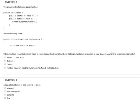 Solved Question 1 You Are Given The Following Java
