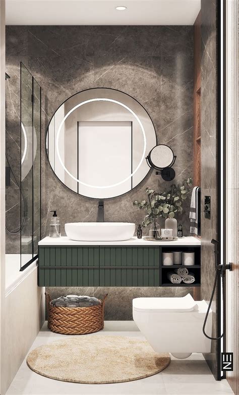 ЖК Клевер парк для Александра • Дизайн ванной комнаты Дизайн санузла Интерьер ванной… Modern