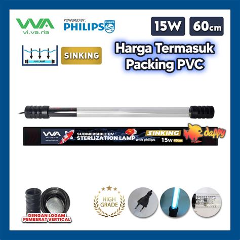 Jual Lampu UV 15 Watt Vivaria Philips 15W Sterilizer Akuarium Kolam Shopee Indonesia