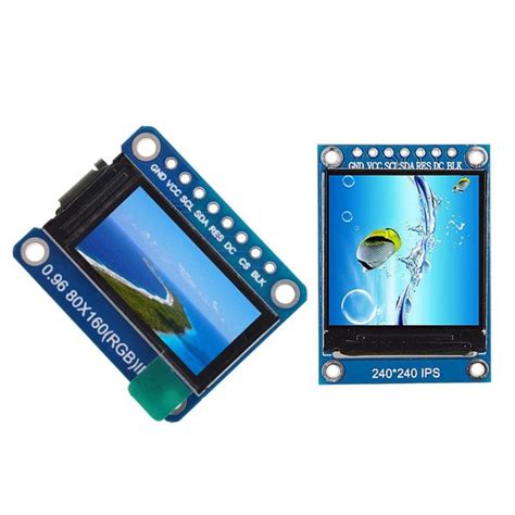 2 pcs ips spi hd 65k full color tft module st7735 drive ic lcd display